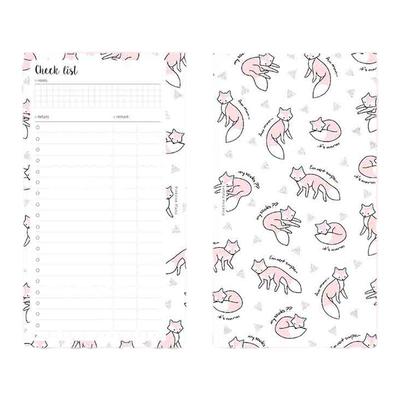 彩色可拆卸内芯活页可爱动物A6A7