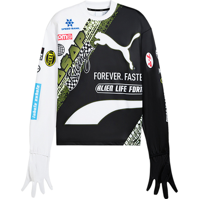 Puma/彪马正品A$AP Rocky男女时尚休闲拼接图案套头衫631714-02