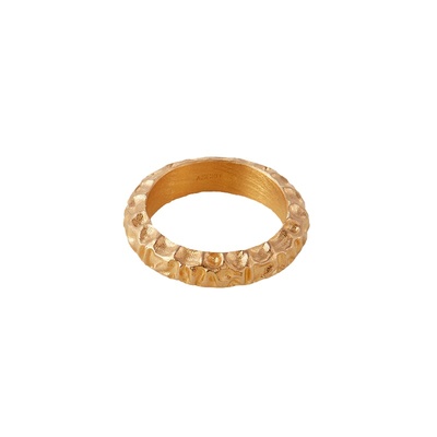 手工喷砂戒指ASCENDER925银