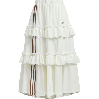 Adidas/阿迪达斯正品三叶草女士时尚休闲优雅宽松蛋糕裙KQ6506