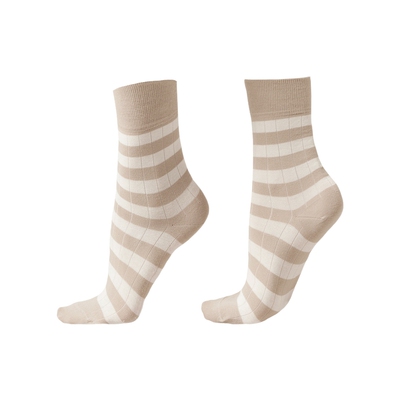 CALZEDONIA卡泽意袜撞色条纹短袜