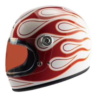 复古全盔火焰gallop乐高盔