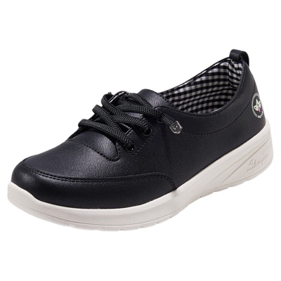 舒悦妈妈鞋轻软防滑浅口单鞋