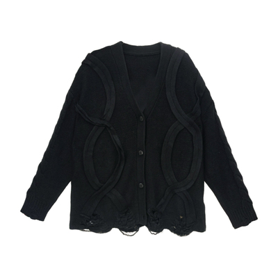 it'real瑞尔春季新款慵懒松弛感长袖针织外套上衣女装