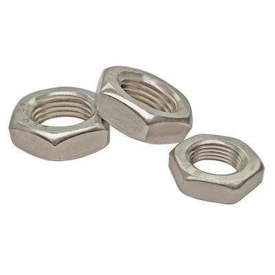 304不锈钢薄六角螺母M3M4M5M6M8