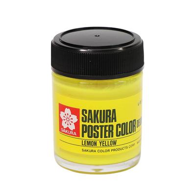 进口樱花水粉颜料脱胶水粉白色