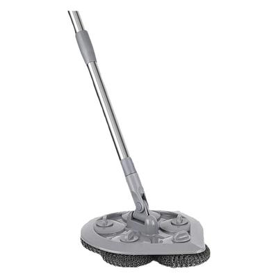 擦地板瓷砖长柄刷子钢丝球地刷去青苔神器户外清洗水池鱼池刷拖把