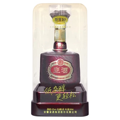 新宣酒10低杂醇42度500ml单瓶