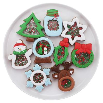 视频教学圣诞摇摇乐饼干diy模具