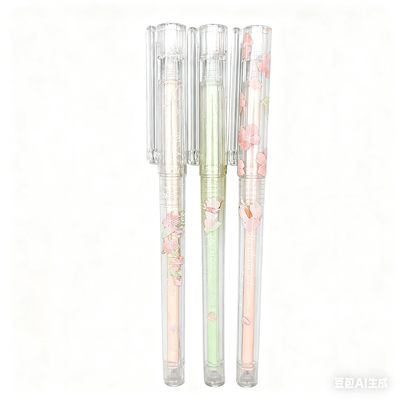 晨光你是我的阳光拔盖针管中性笔