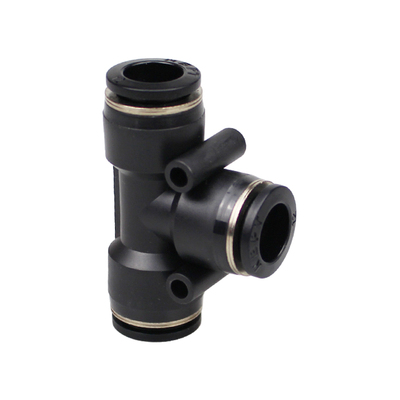 3D图免费开票气管三通PE气动接头