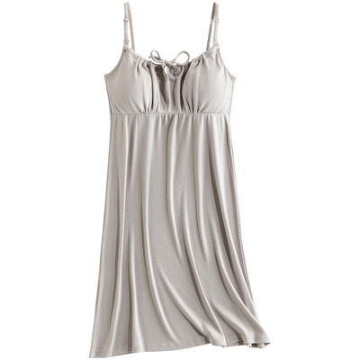 哺乳睡裙夏薄款待产裙孕妇连衣裙