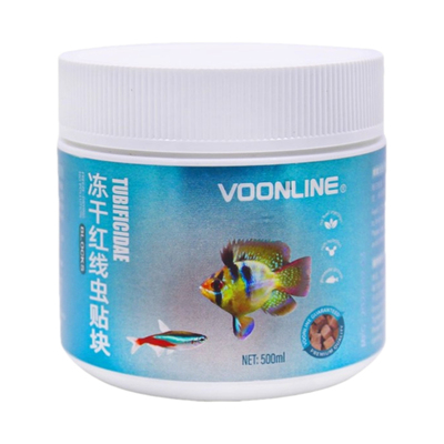 沃韦朗冻干红线虫贴块贴片鱼食