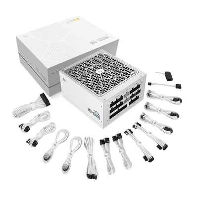 鑫谷昆仑额定1000W金牌模组电源