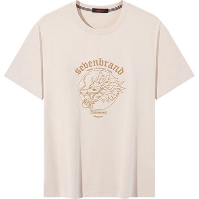 柒牌休闲t恤衫男短袖2024夏季款