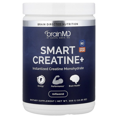 BrainMD,智能肌酸+，原味，12.35 盎司（350 克）