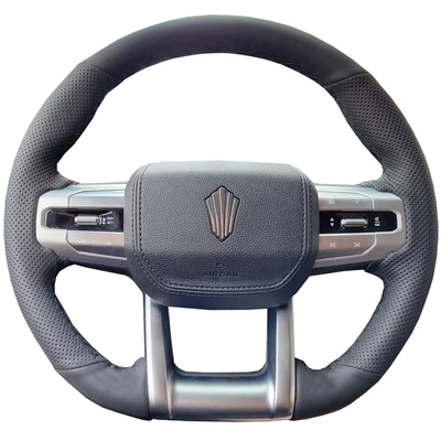 真皮手缝方向盘套专用于江铃151720款新驭胜S350330域虎宝典把套