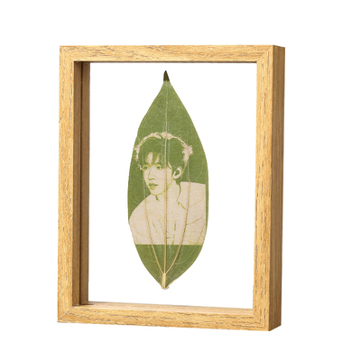 叶雕相框双面透明玻璃植物标本框
