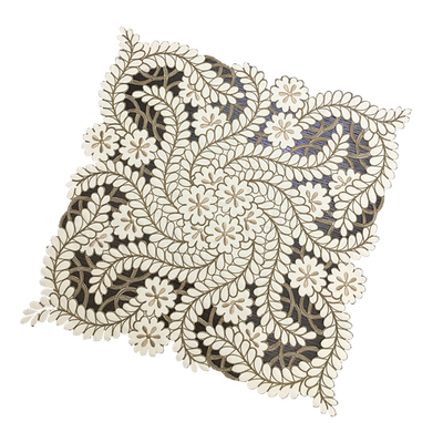 刺绣布艺床头柜方桌盖巾桌布雪丽