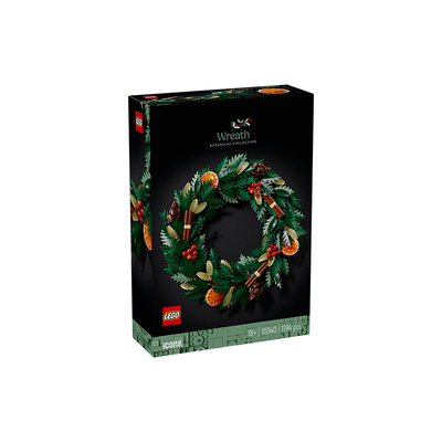 【自营】LEGO乐高10340圣诞花环拼搭积木收藏摆件男女孩礼物推荐