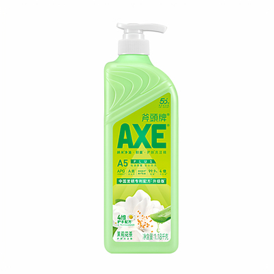 AXE斧头牌洗洁精1.01kg*6茉莉花茶去油洁净食品级维E护肤正品批发
