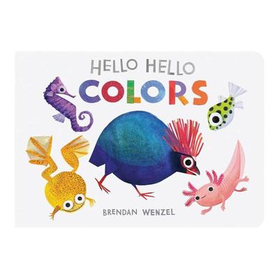 【现货】你好你好，颜色  凯迪克奖得主Brendan Wenzel英文儿童语言概念启蒙进口原版外版书纸板书3-6周岁【Brendan Wenzel】Hell