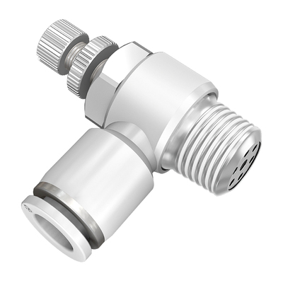 节流调速气管气缸黑色快插接头