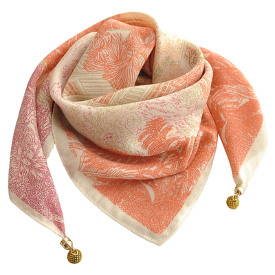 磁吸扣方巾小丝巾女春夏系脖护颈