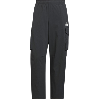 Adidas/阿迪达斯正品2025夏季男士宽松三条纹工装裤KF2481