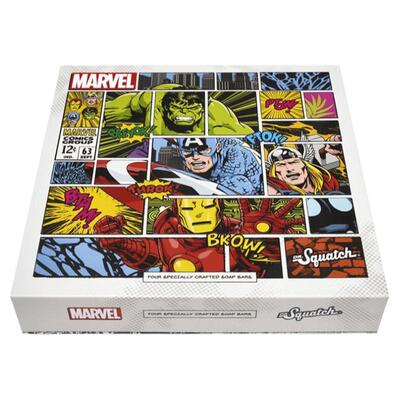 Dr. Squatch-复仇者联盟钢铁侠美队绿巨人雷神男士香皂沐浴皂套装