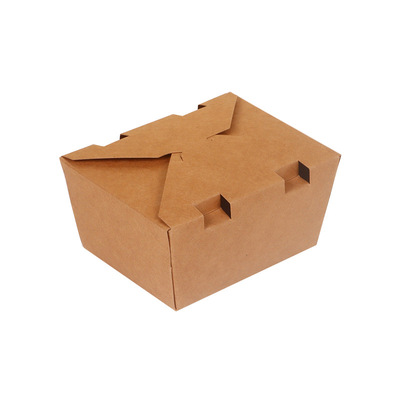 韩式炸鸡盒防油牛皮纸餐盒