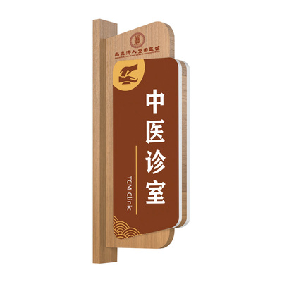 中医诊室门牌医院诊所科室牌定制