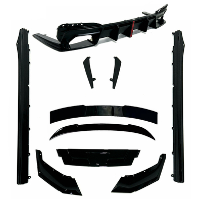 VTEN适用宝马5系G30改装前唇侧裙后唇G38小包围尾翼领航灯530Li