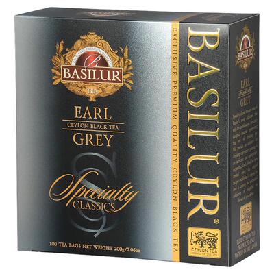 BASILUR宝锡兰经典伯爵早餐红茶日式煎茶简装100袋泡茶  进口茶包
