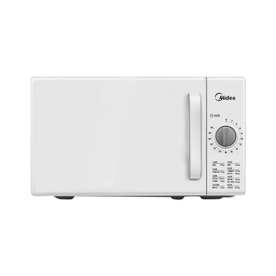 Midea/美的 PM2000家用微波炉多功能转盘机械式白色微波炉20L