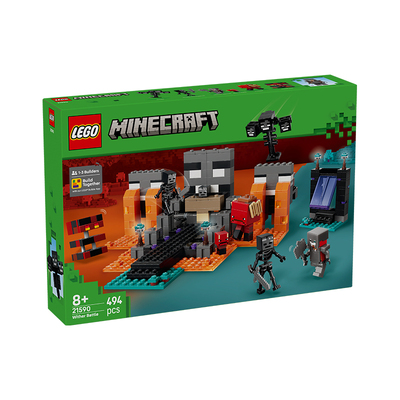 1月新品LEGO乐高我的世界21590凋灵之战男孩女孩拼搭积木儿童玩具