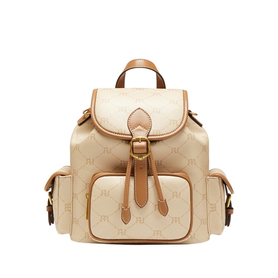 天美意复古印花包包女双肩包休闲大容量背包2026春新款XX3246AX6