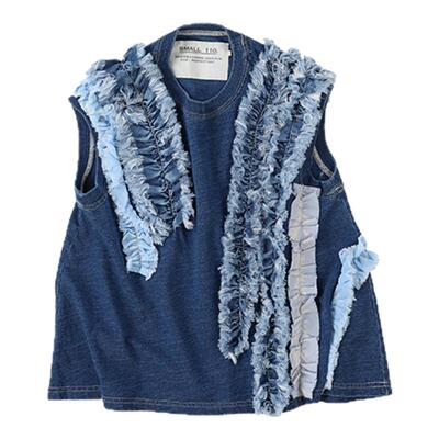 Gotohollywood日系复古拼接T恤