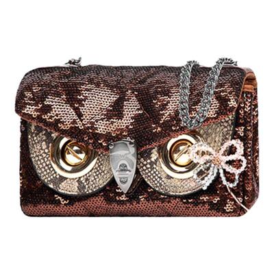 WANACCESSORY万蔻换脸亮片单肩包