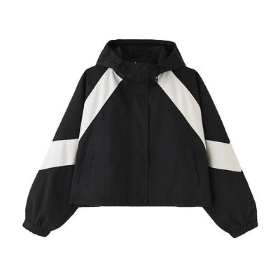 mc2夹克短款长袖连帽外套