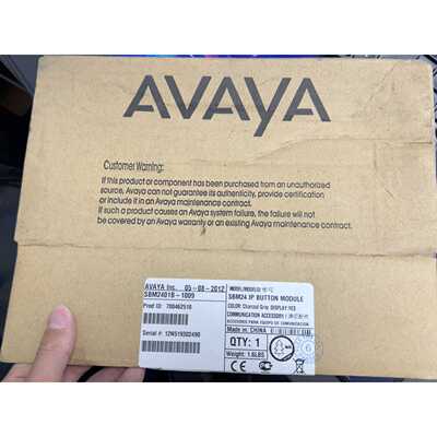 （请询价）全新未使用AVAYA亚美亚SBM24按键扩展适用于96