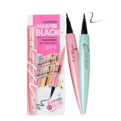 莎琪丽炭黑防水浓黑眼线液不脱色