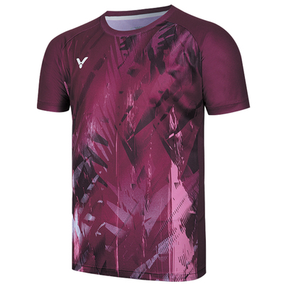 victor胜利羽毛球服签约球员专属大赛服T恤男女款T-55000威克多