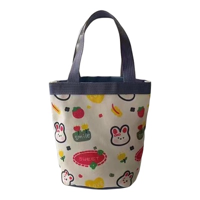 手提袋子外出帆布包便当小拎包