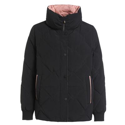 乔万尼季新款羽绒服休闲百搭短款拼色设计立领高级感EI4T662