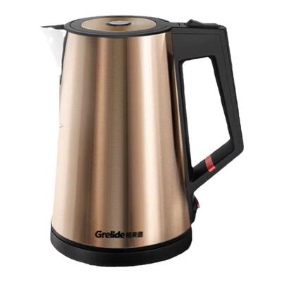 Grelide/格来德 D2017K电热水壶一体无缝316L不锈钢恒温保温茶壶