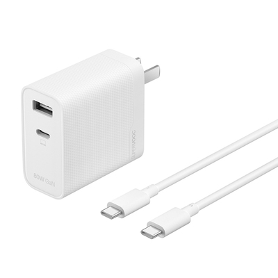 realme真我80W双口氮化镓超级闪充套装兼容PD快充Q5Pro 80W充电器套装兼容真我67W闪充