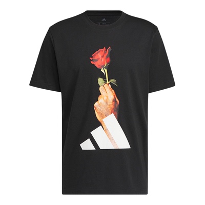Adidas/阿迪达斯官方正品D-Rose男士篮球印花针织运动短袖KS2044
