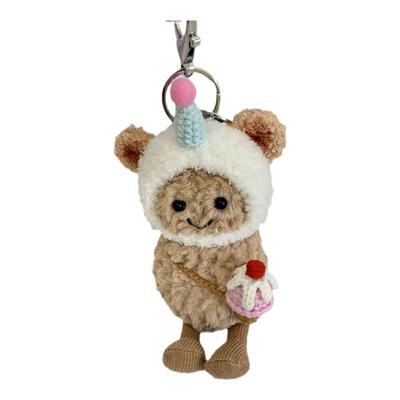 适jellycat花生11cm衣服趣味花生挂件娃衣企鹅挂饰帽子围巾着替