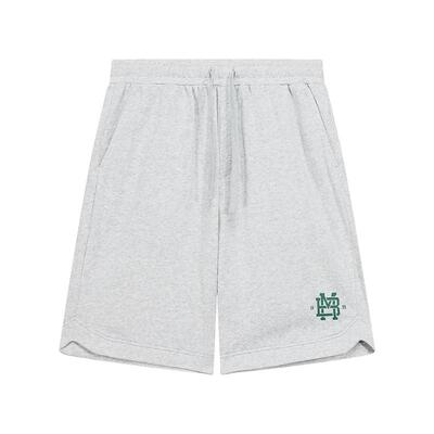美特斯邦威拼接休闲五分裤子